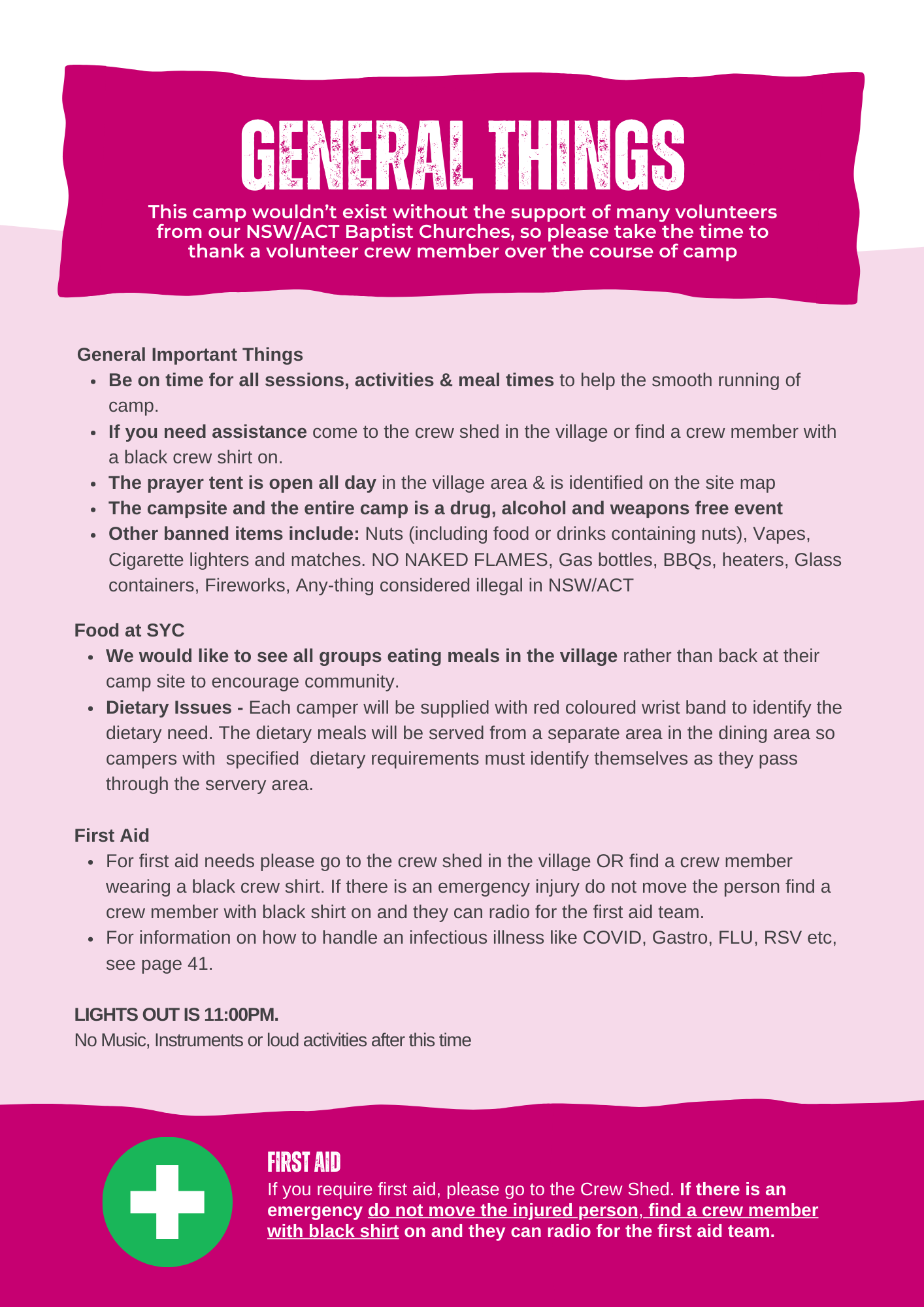 SYC - Coordinators - State Youth Camp